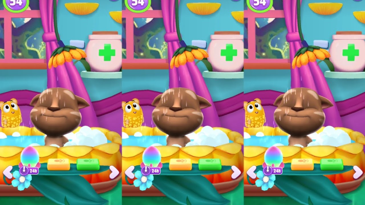 Talking Tom 2 Cat | Eating Food 🍇🍉 - YouTube