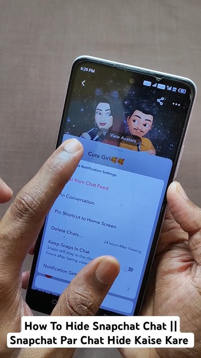 How To Hide Snapchat Chat || Snapchat Par Chat Hide Kaise Kare 😳🔥 - YouTube