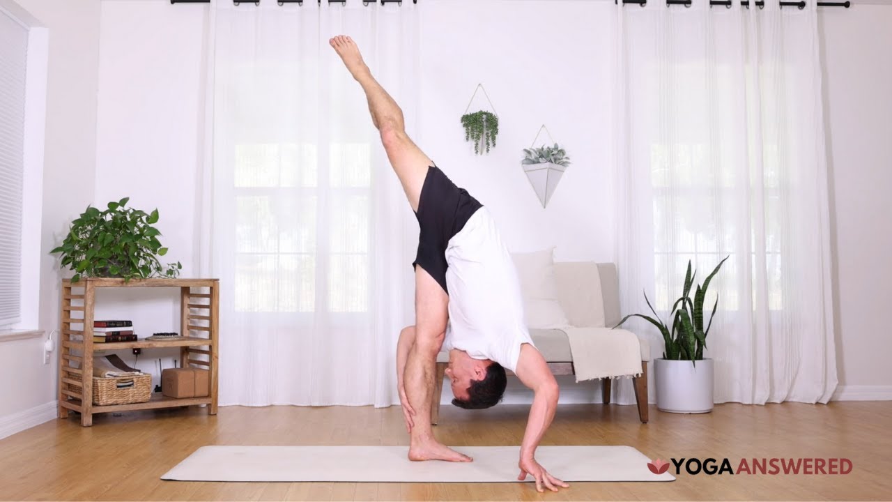 How to Do Standing Split Pose in Yoga - YouTube