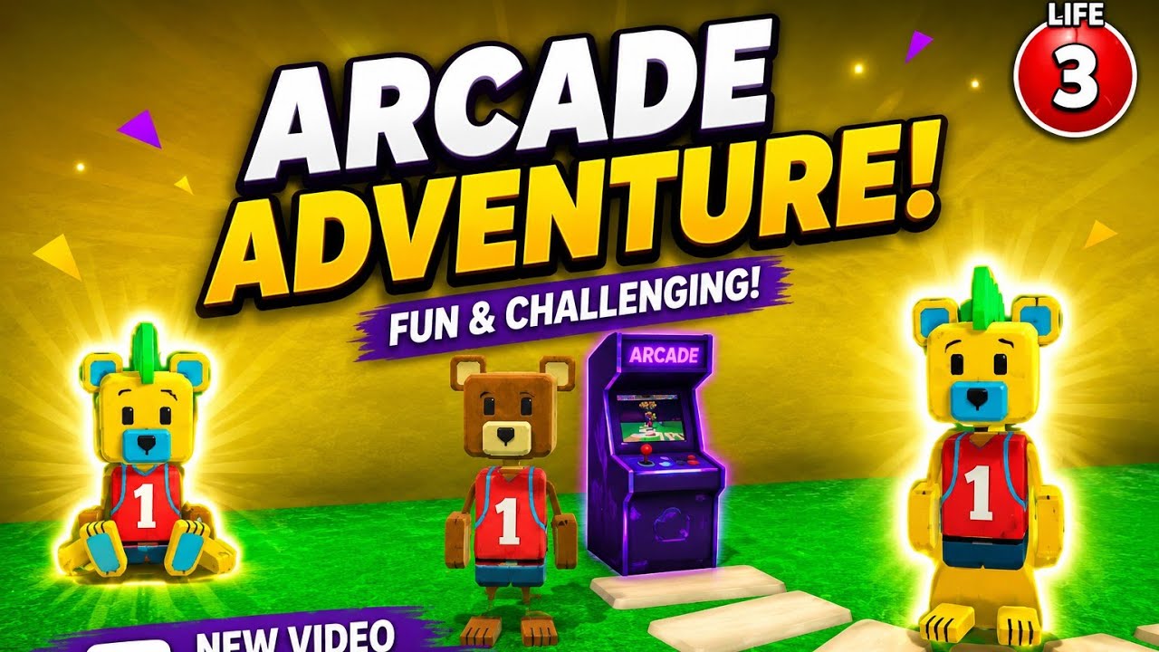 Super Bear Adventure 🐻 | Funniest 3D Arcade Game Experience! 🎮 (New ...