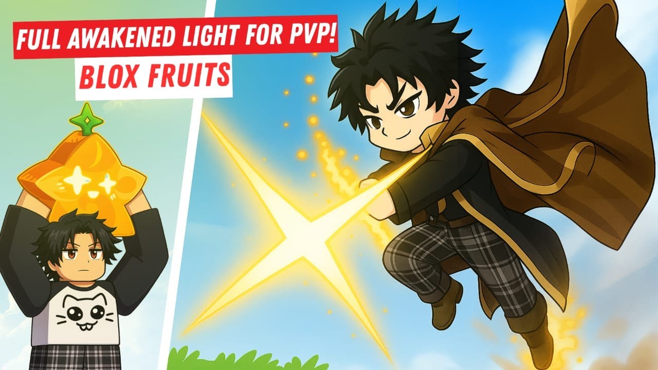 King Zodi Ingin Full Awakened Light Fruits dan Coba Buat PVP! Blox ...