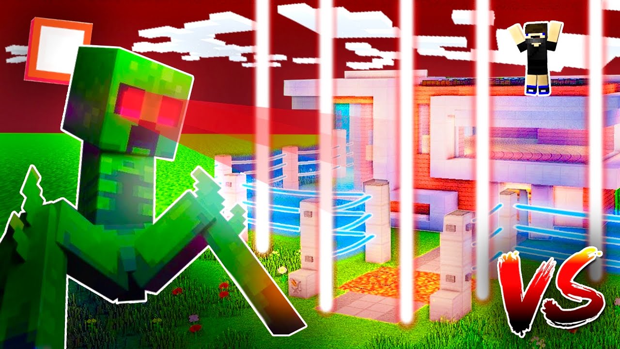 ZABEZPEČENÝ Dům VS MEGA Minecraft Boss! - YouTube