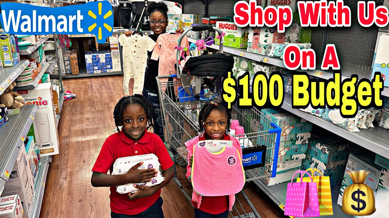 SHOP WITH ME & MY 3 KIDS AT WALMART FOR BABY CLOTHES , BIBS , & MUST ...