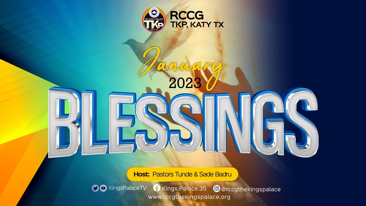 RCCG TKP Sunday 1st & 2nd Service - January 29th 2023 - YouTube