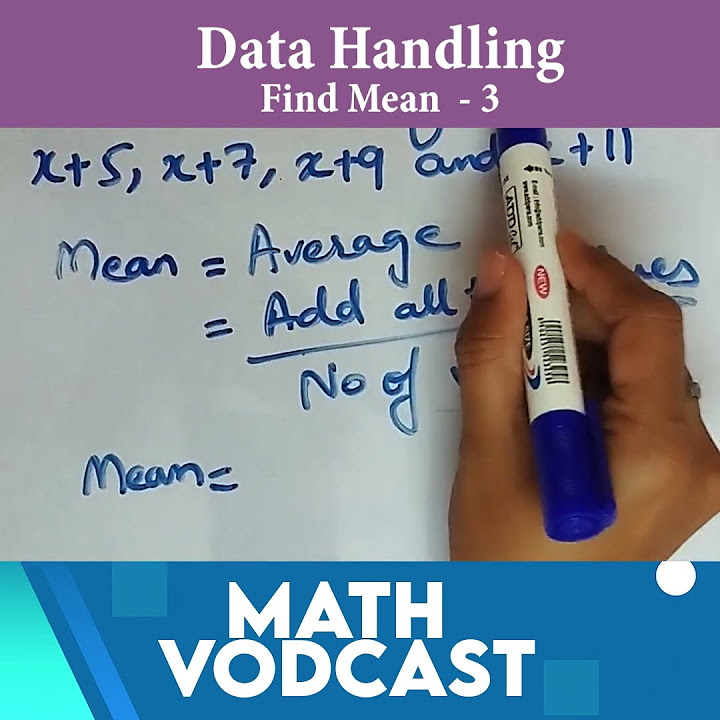 Data handling | mean median mode class 7 | CBSE | ICSE | SSC | NCERT ...