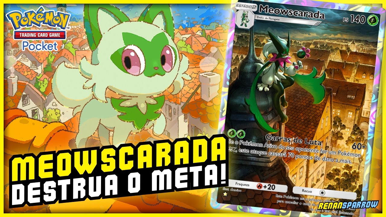 DECK MEOWSCARADA É O ANTI-META DO MOMENTO! || Pokémon TCG Pocket #157 ...