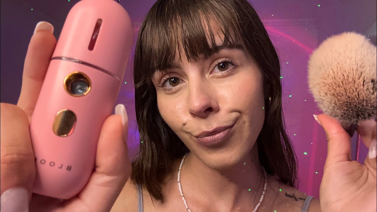 ASMR Melanie Martinez Does Your Make-Up & Skincare For Prom 💗 - YouTube