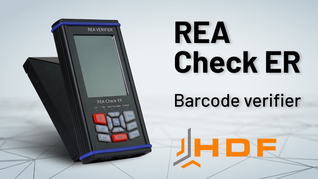 REA Check ER | Barcode verifier - YouTube