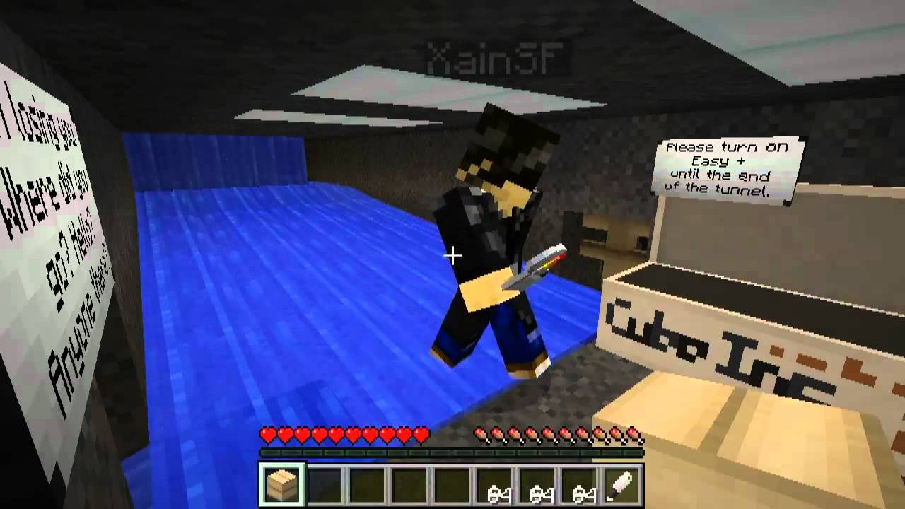 Minecraft - "Cube Inc" Part 11: Safe Room - YouTube