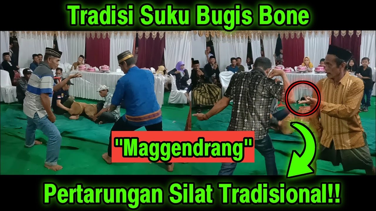 Tradisi Suku Bugis Bone "Maggendrang" Dan "Mammenca" - YouTube