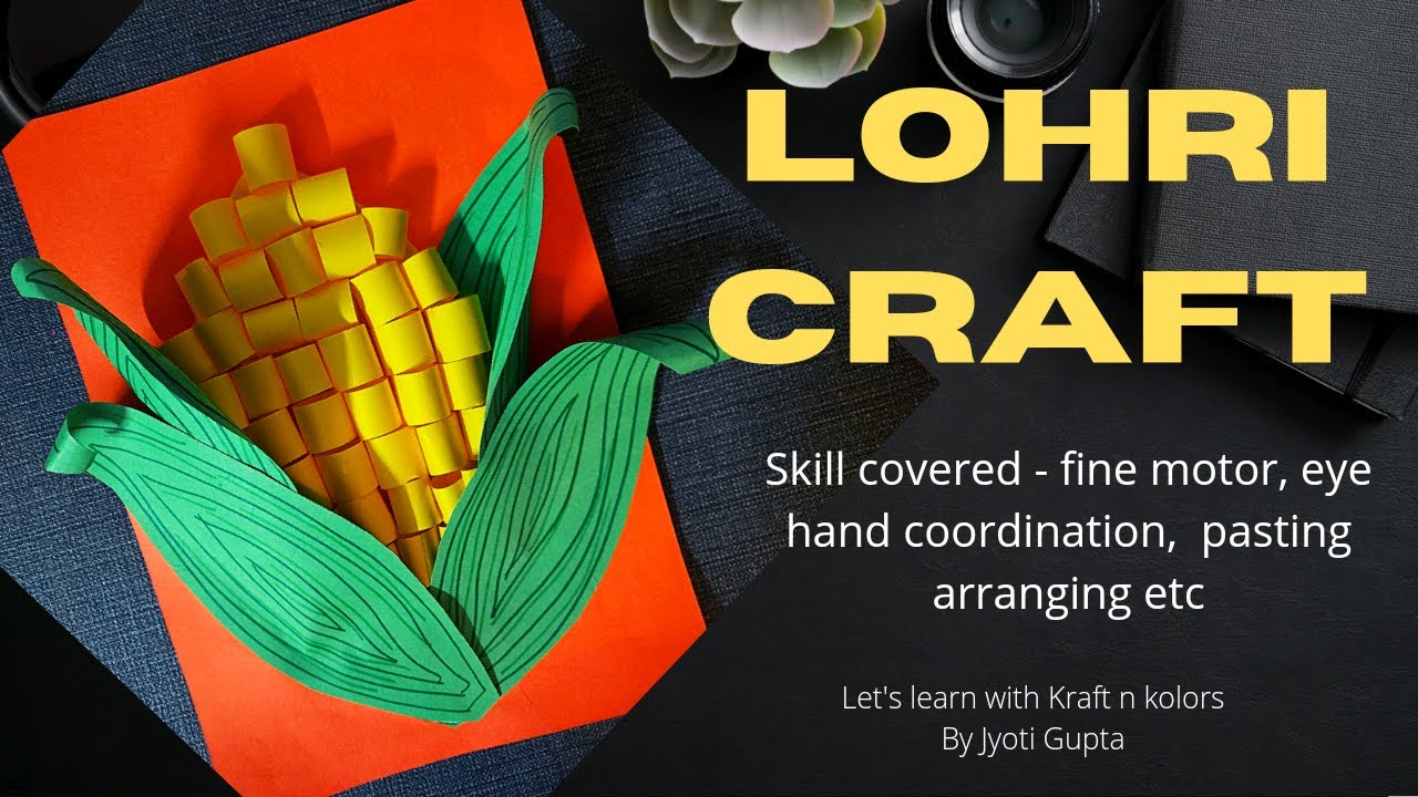 Best Lohri craft for preschoolers | Harvest craft | paper craft idea on ...