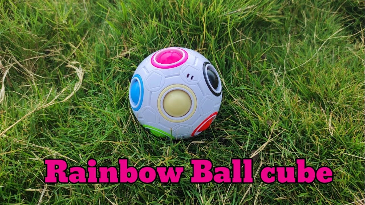 How to Solve rainbow ball cube - YouTube