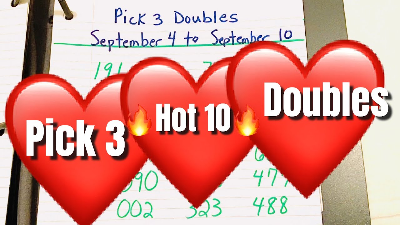 🔥Hot 10🔥~Lottery Pick 3 Doubles~Budget Friendly List - YouTube