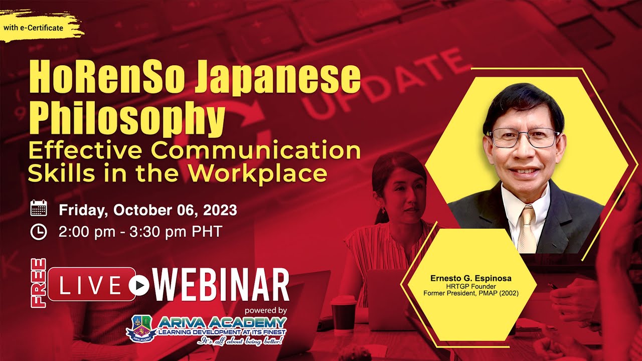 HoRenSo Japanese Philosophy: Effective Communication Skills in the ...