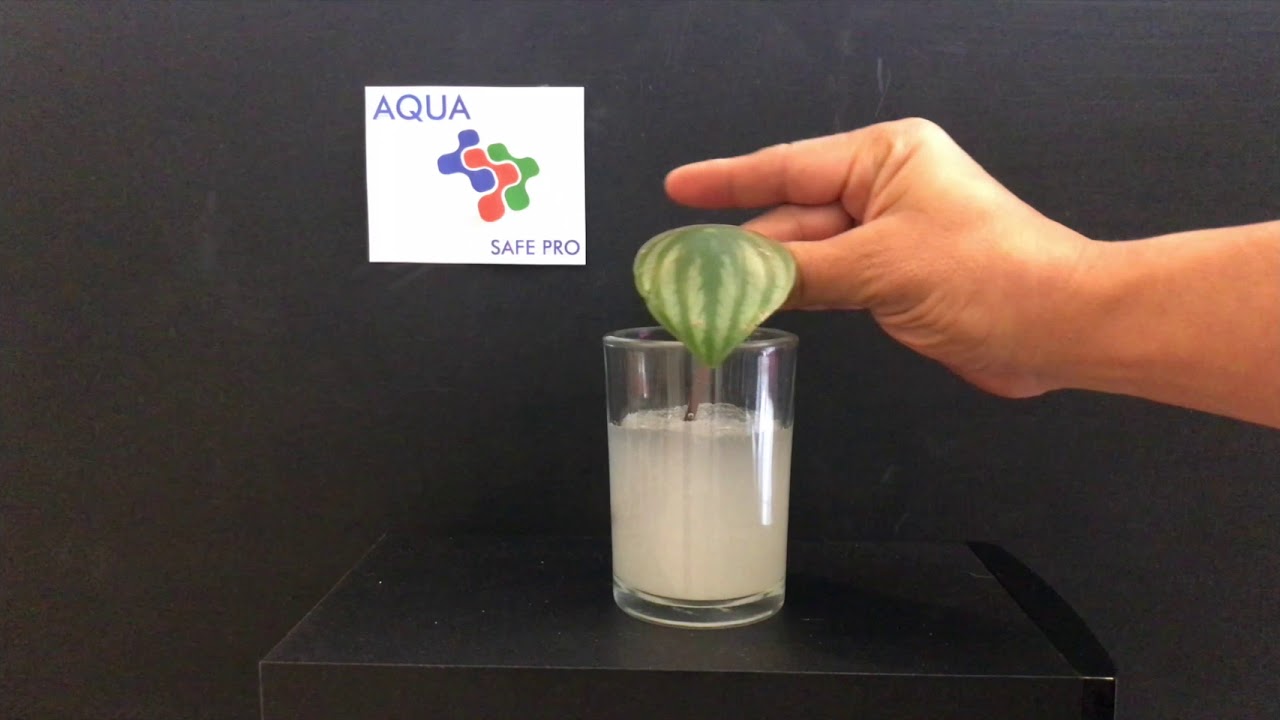 ¿Que es el AGUA SOLIDA AquaSafePro? - YouTube