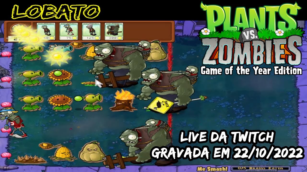 Plants vs Zombies [Live de 22/10/2022] - YouTube
