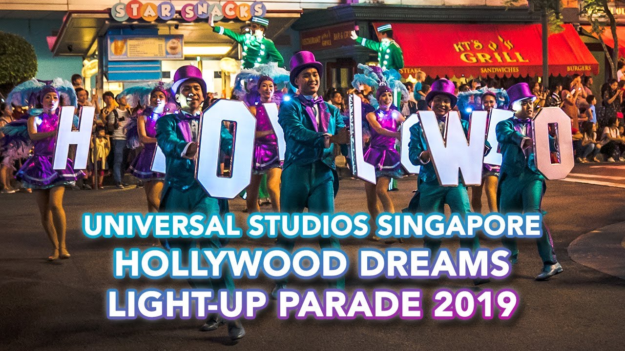 NEW 2019 Hollywood Dreams Light-Up Parade full show - Universal Studios ...