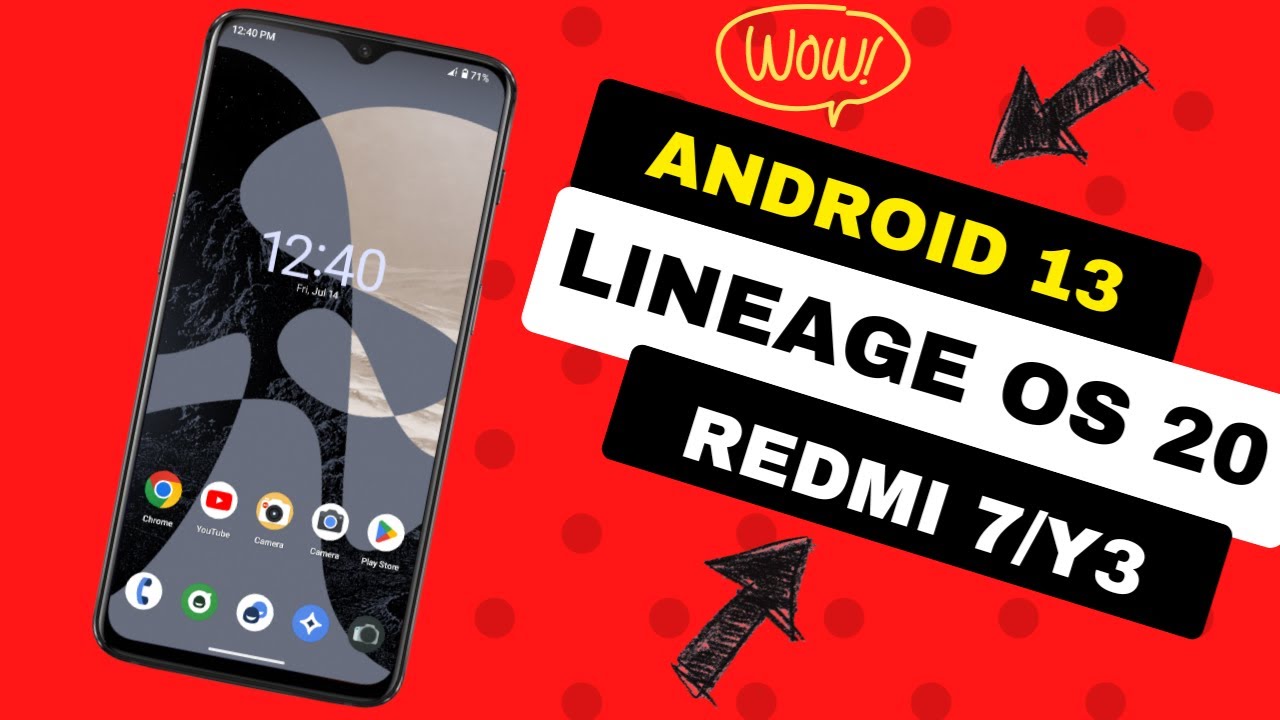 Lineage OS 20 Android 13 For Redmi 7/Y3|Lineage os Android 13 Full ...