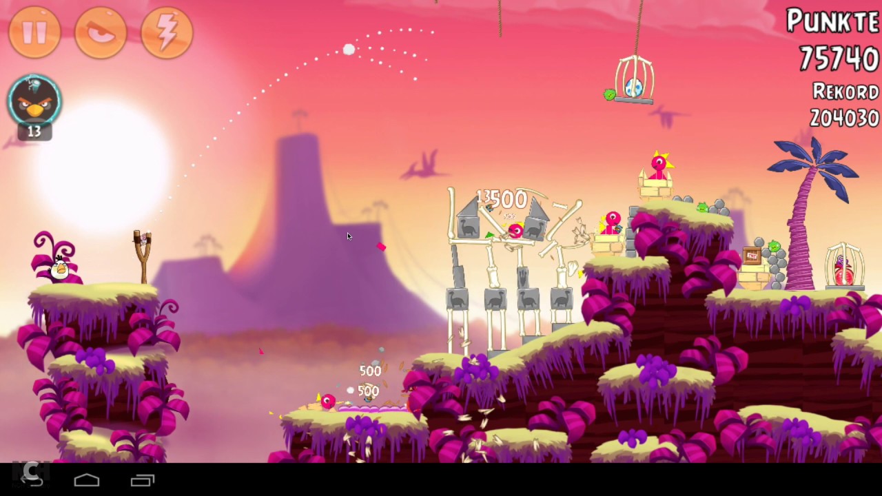 Angry Birds Jurassic Pork Level 36-5 228570 - YouTube