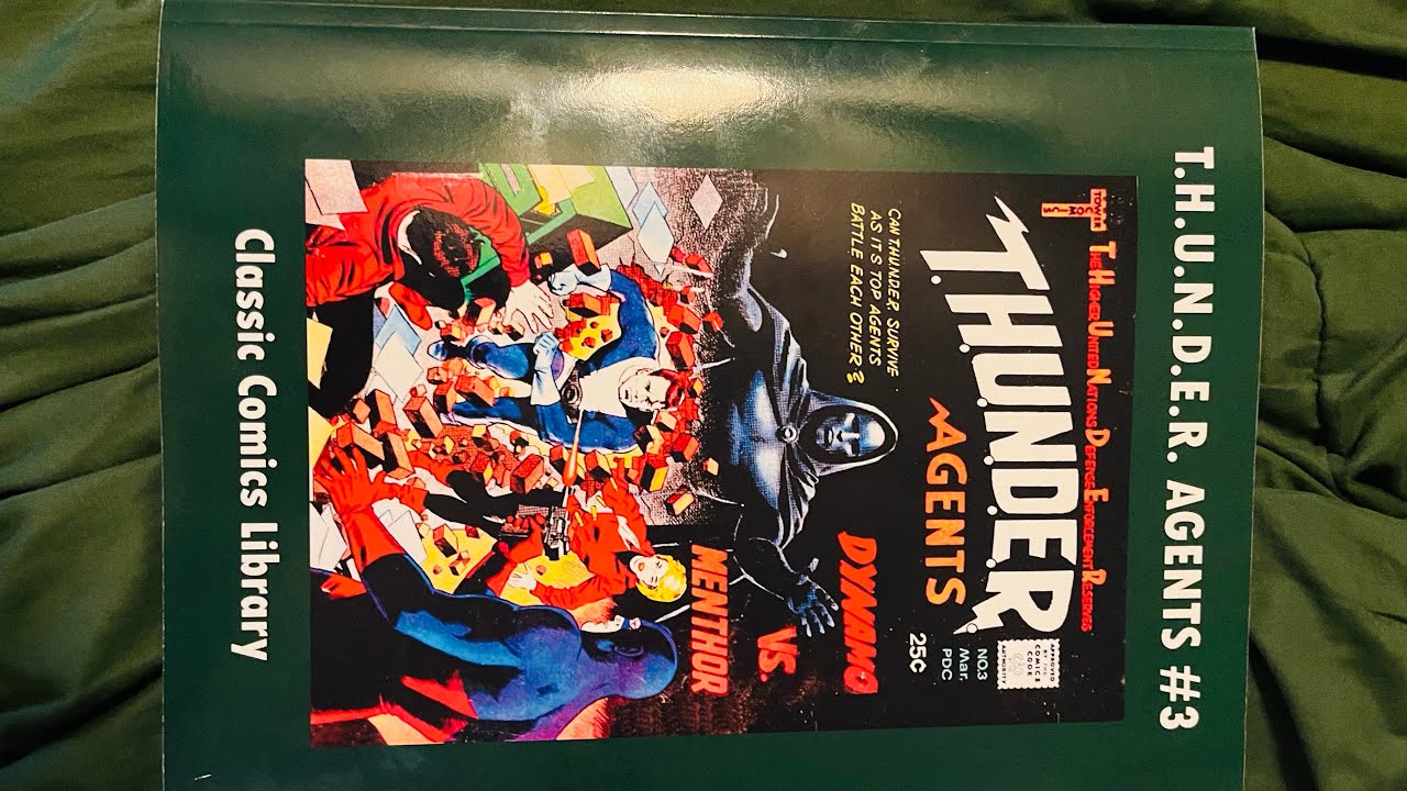 Classic comic review: tower comics T.H.U.N.D.E.R agents issue 3 . - YouTube