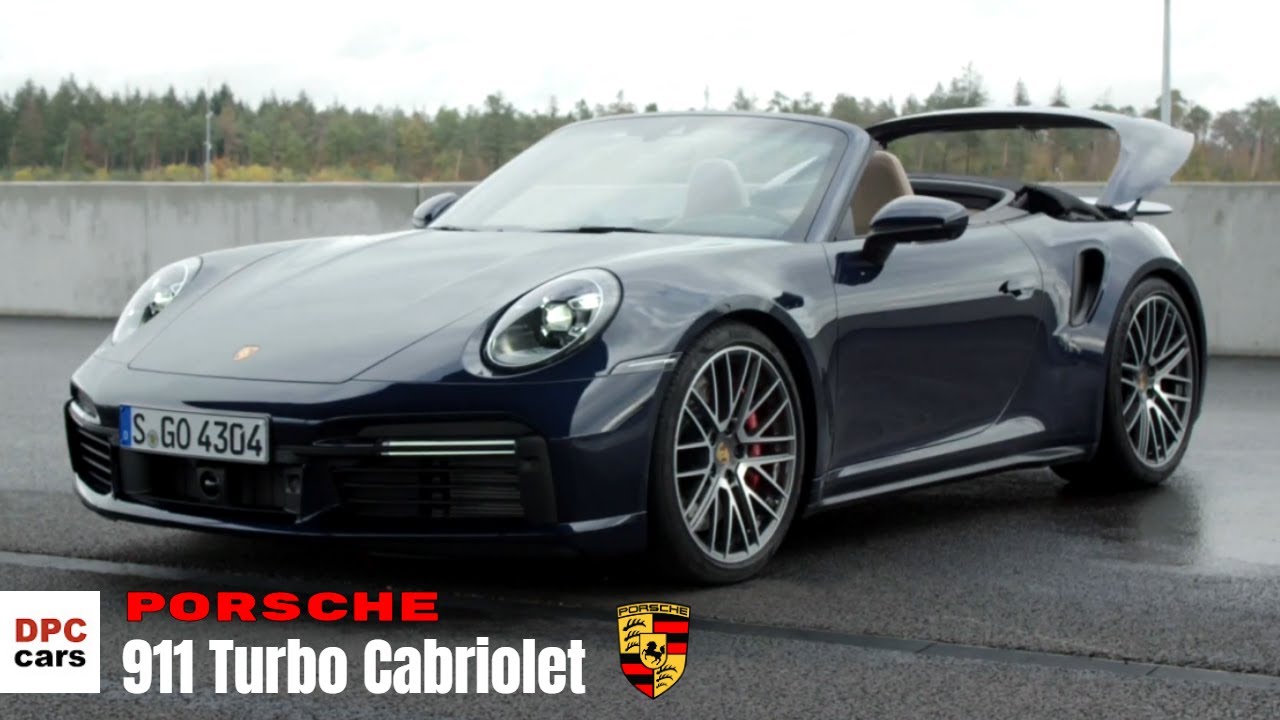 2021 Porsche 911 992 Turbo Cabriolet in Night Blue - YouTube