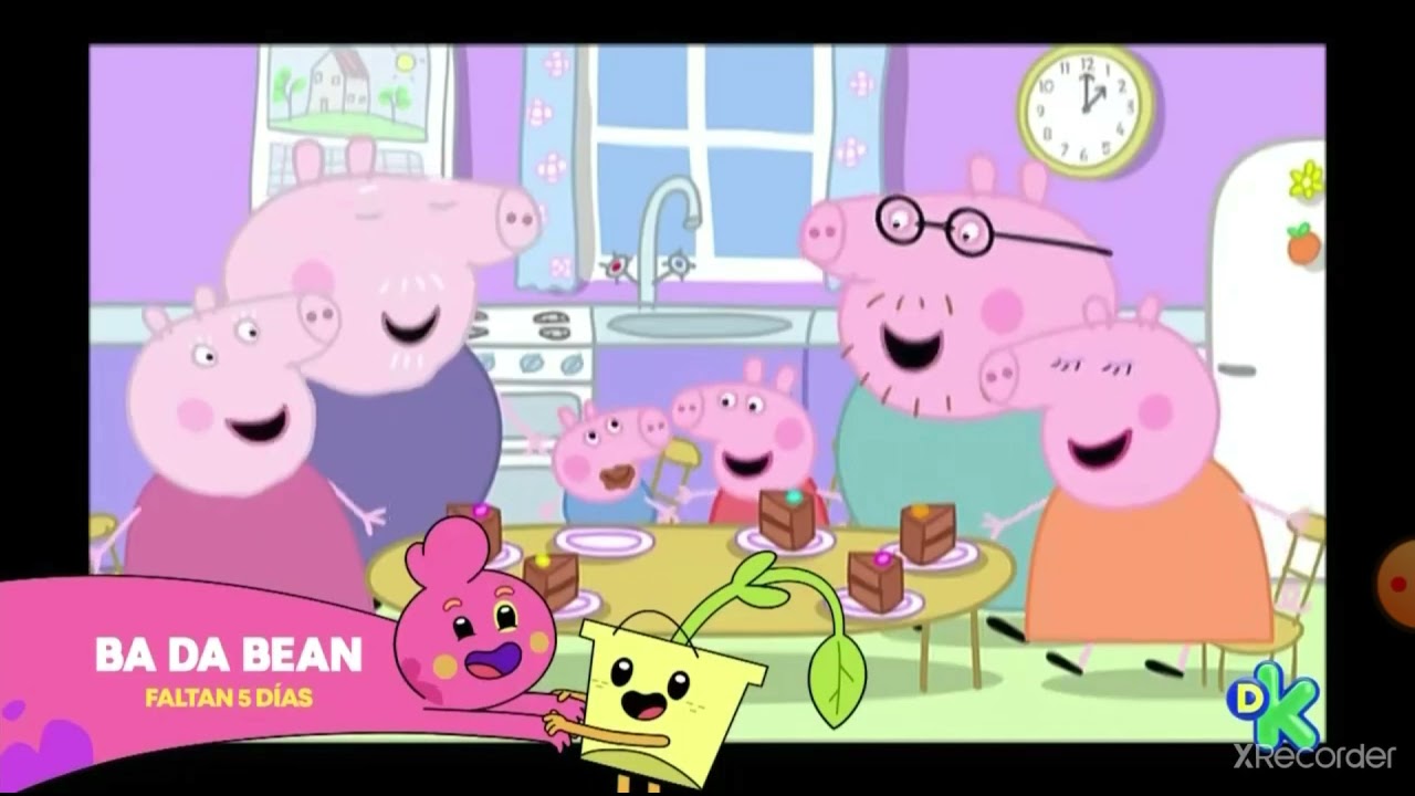 Promo de La Nueva serie Bada Bean durante un Episodio De Peppa pig ...