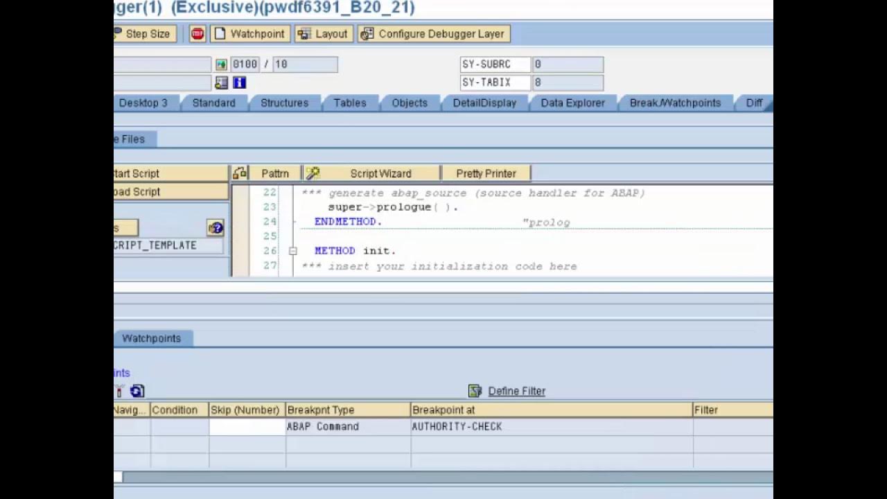 ABAP Debugger Scripting: Basics - YouTube