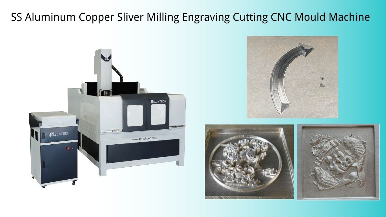 How To Engrave Milling SS Metal Sheet by A 6090 CNC Mould Machine - YouTube