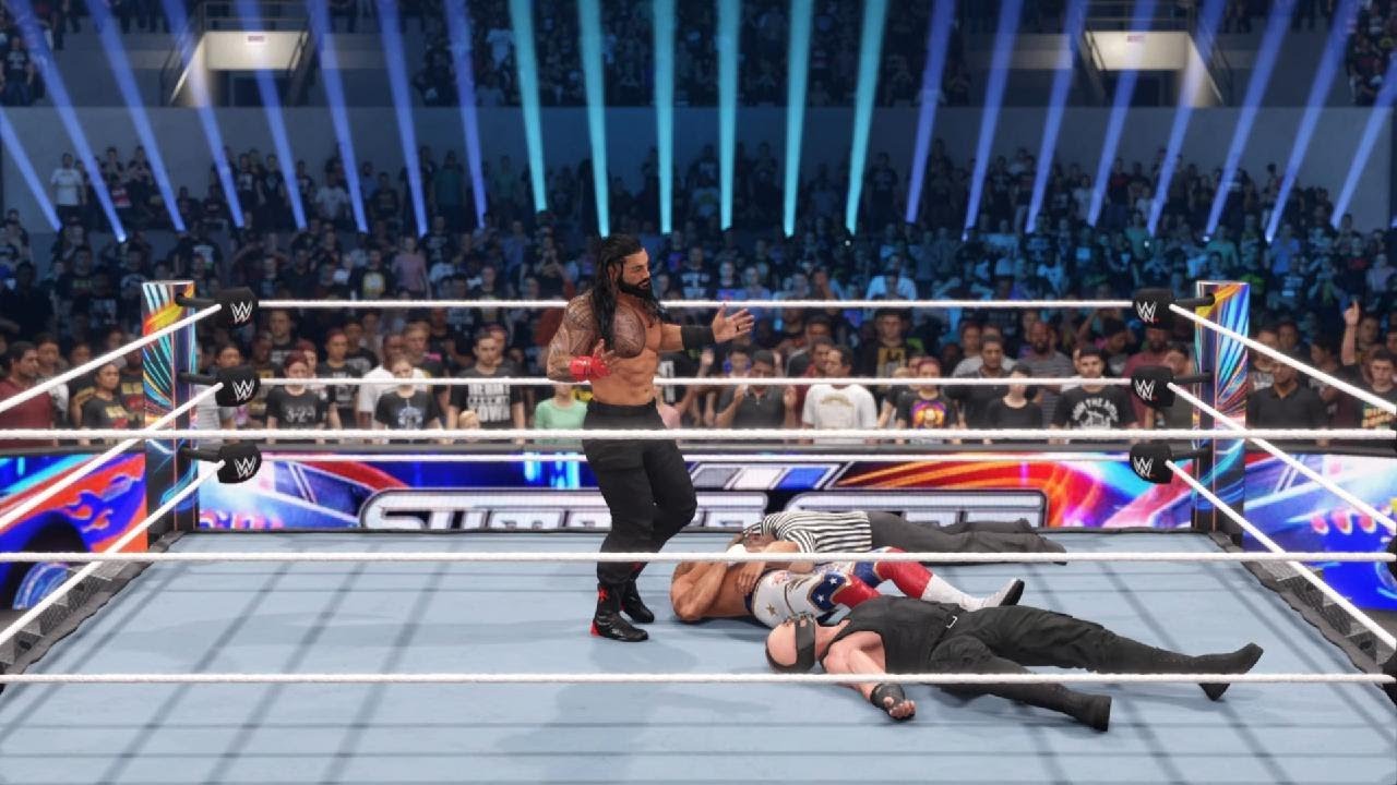 WWE 2K24 - Bane win the title !! - YouTube
