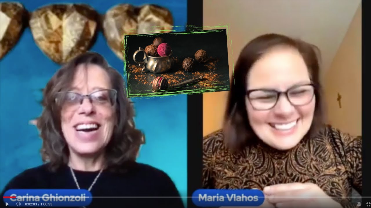 For The Love Of Chocolate: Carina Ghionzoli and Maria Vlahos - YouTube
