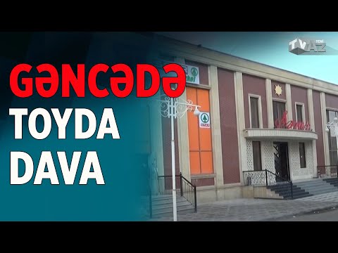 GƏNCƏDƏ TOYDA DAVA: ÜÇ NƏFƏR BIÇAQLANIB