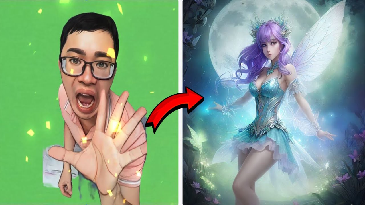 TG TF Boy Transform into a sexy fairy girl #tg #tf #boytogirl #transformation #animation #fairy ...