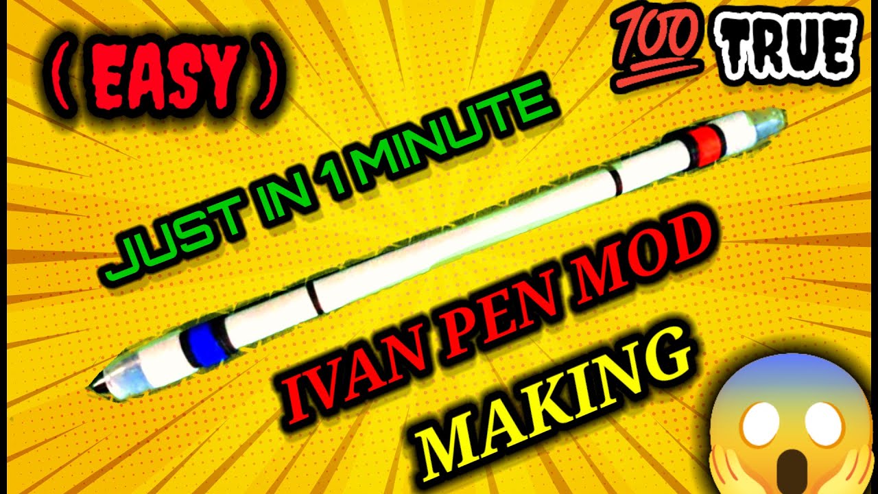 I.NINETALES PEN MOD MAKING TUTORIAL ( EASY ) 💖 just in 1 minute - YouTube