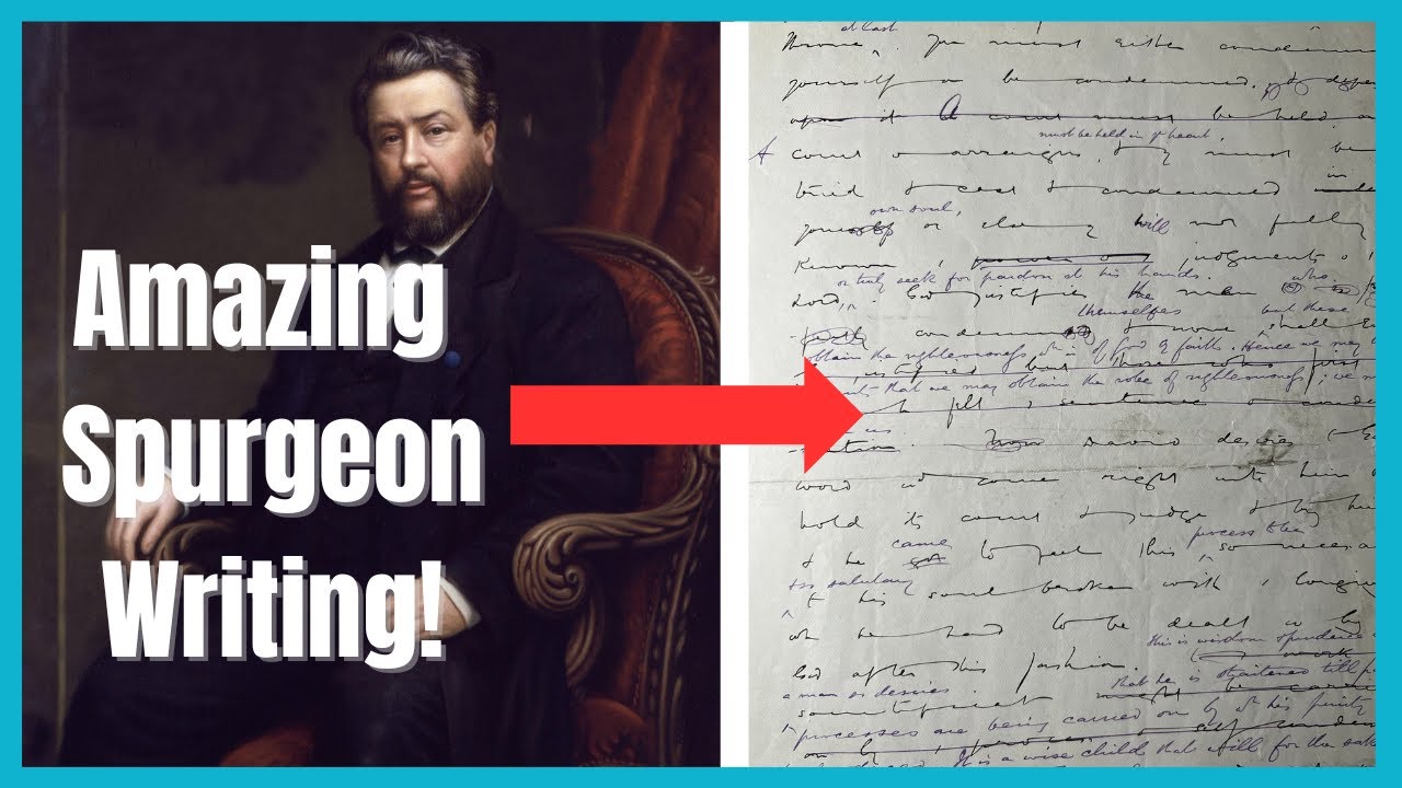 Rare Find: Charles Spurgeon's Handwritten Sermon Note - YouTube