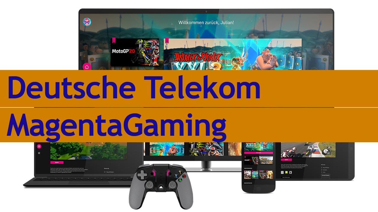 Telekom Launches Cloud Gaming Platform MagentaGaming - YouTube