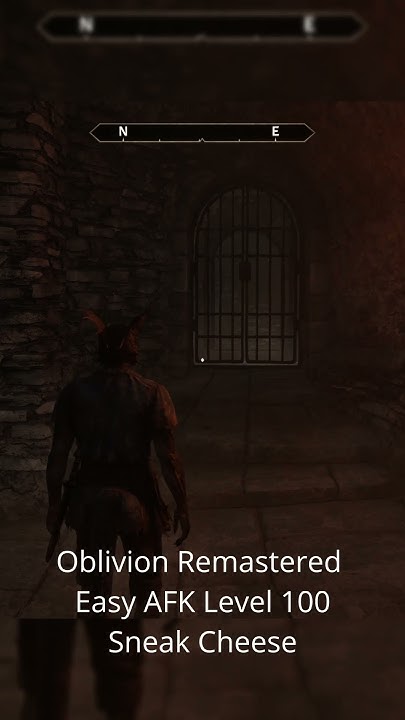 Oblivion Remaster: Easy AFK Level 100 Guide to Sneak! - YouTube