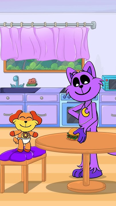 CatNap adopts DogDay | Poppy Playtime Chapter 3 Animation - YouTube