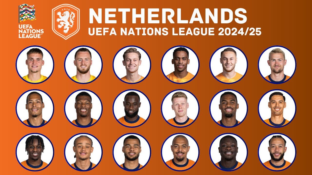 NETHERLANDS Squad For UEFA Nations League 2024/25 Quarter-finals ...