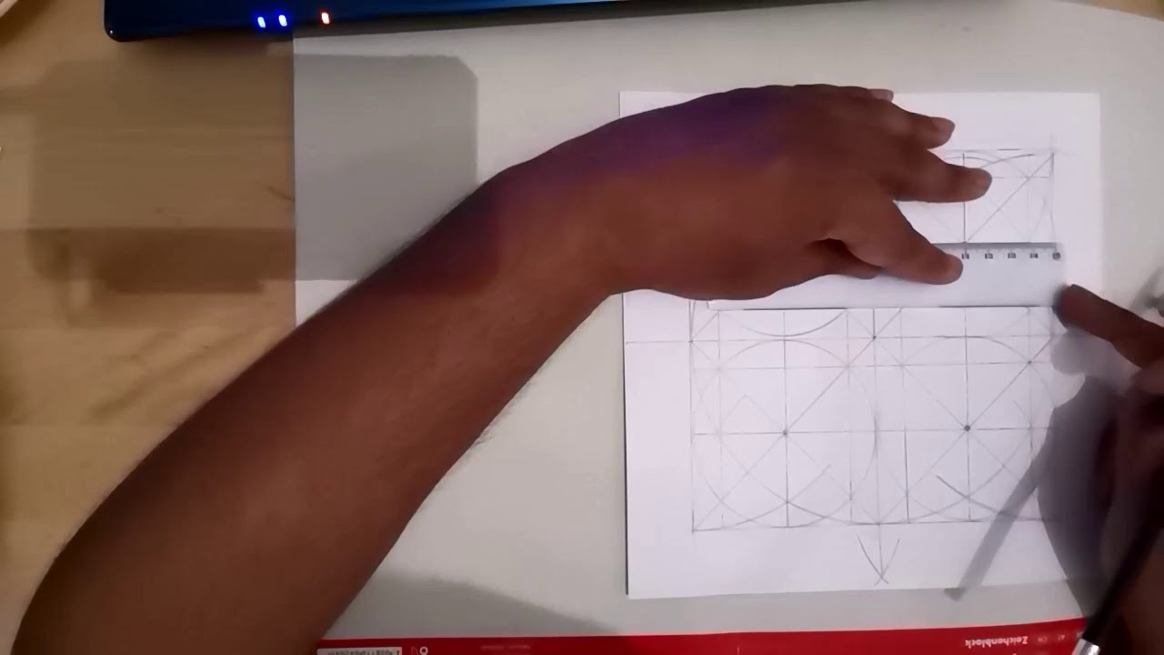 Tiling an eight fold pattern step 2 - YouTube