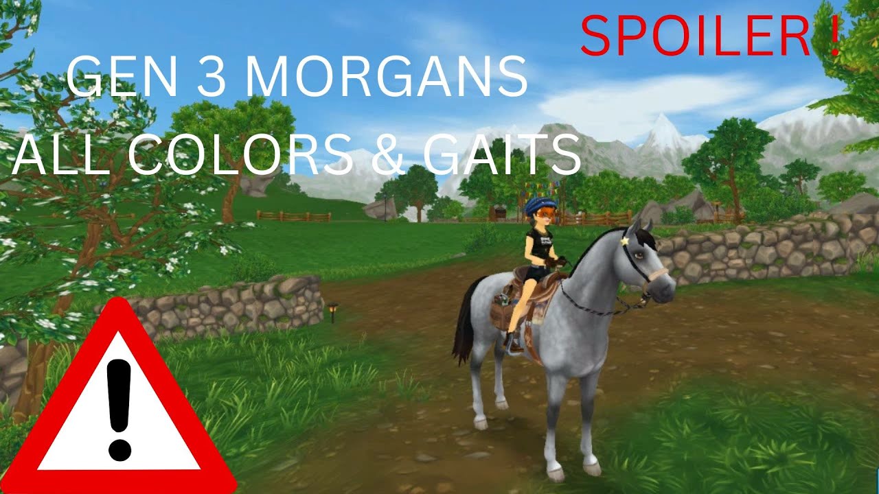 THE GEN 3 MORGANS/ALL COLORS AND GAITS ! - YouTube