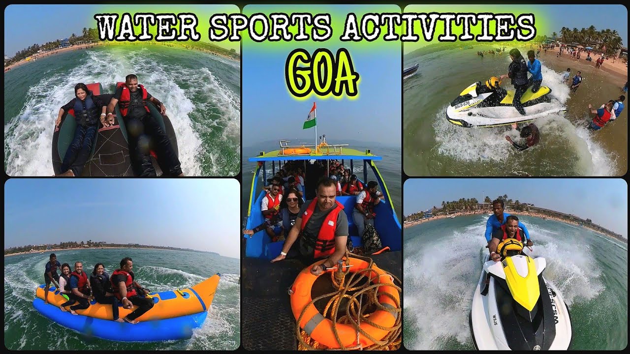 WATER SPORTS ACTIVITIES IN GOA | DS LIVES | VLOG #167 #goatrip - YouTube