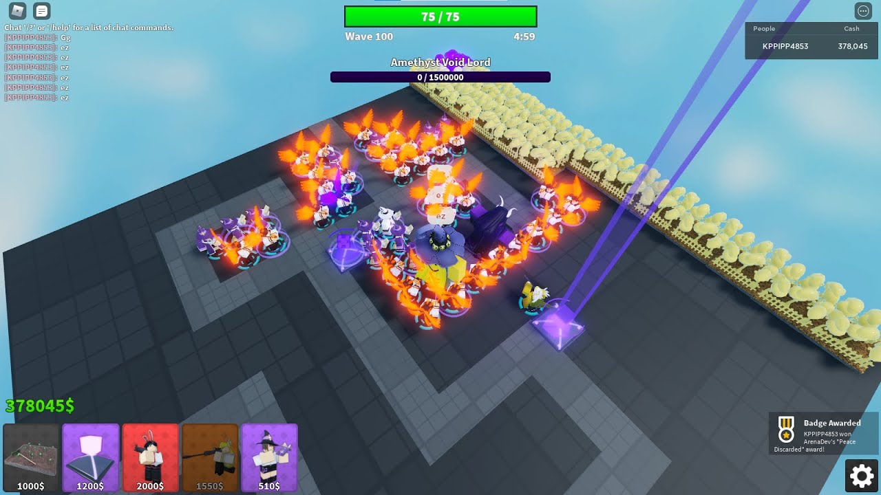 Arena : Tower Defense boss DIE - YouTube