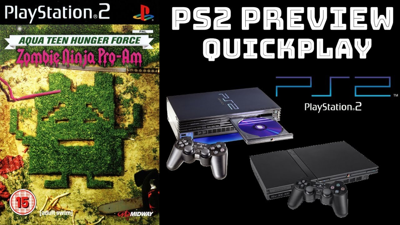 [PREVIEW] PS2 - Aqua Teen Hunger Force Zombie Ninja Pro-Am (HD, 60FPS ...