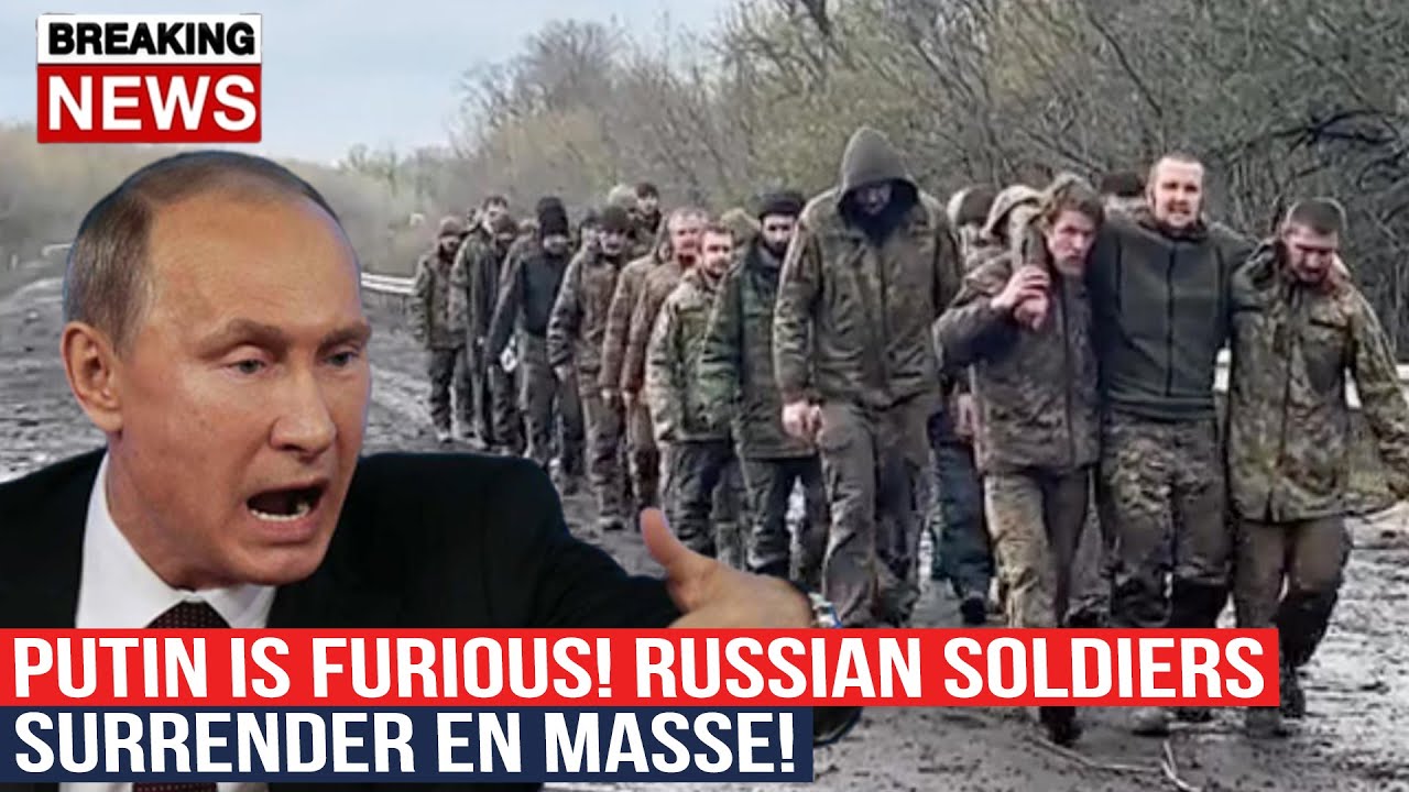 2 MINUTES AGO! Putin is furious! Russian soldiers surrender en masse ...