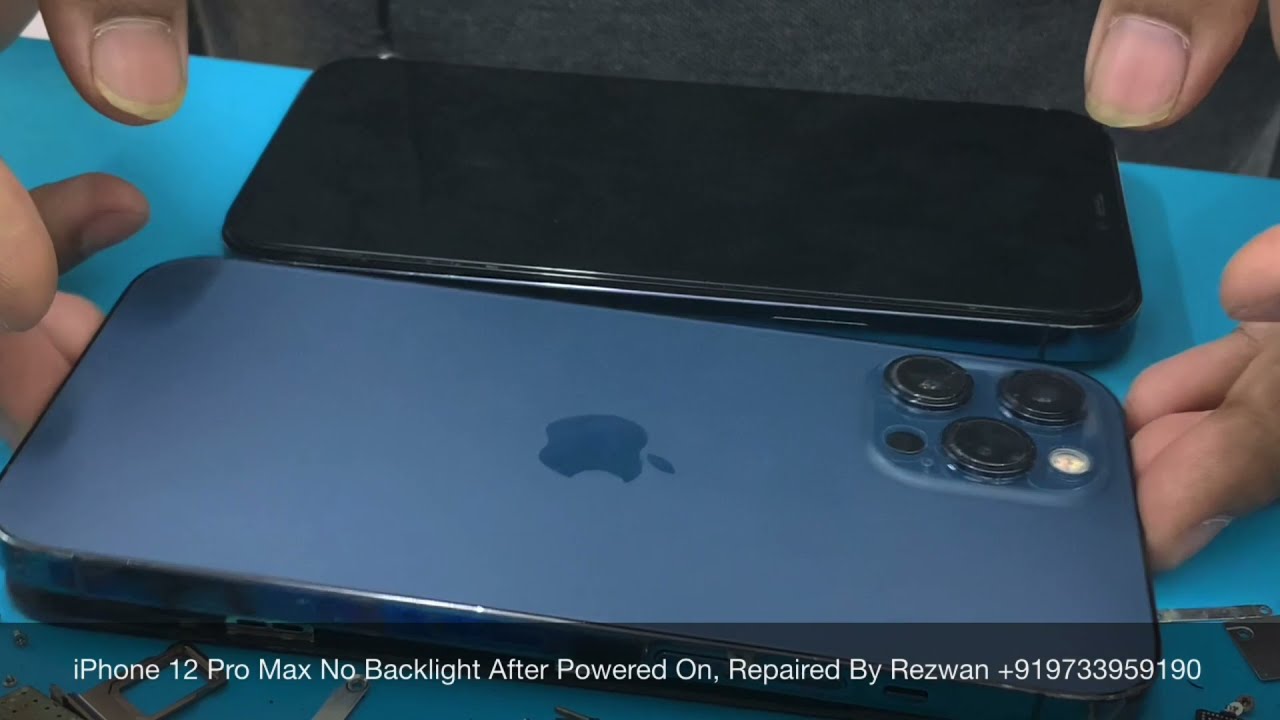 Repair iPhone 12 Pro Max Dim Backlight After Powered On - YouTube