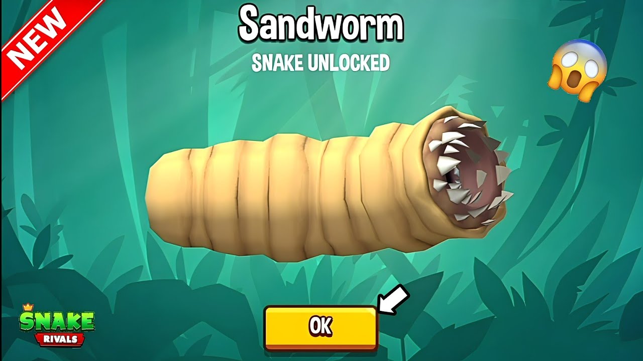 Snake Rivals : NEW SNAKE UNLOCKED Sandworm 🐉 - YouTube