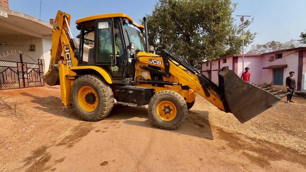 Washing JCB 3DX Machine And Swaraj 742 with Great Pleasure|| ⁠@MYJCB ...