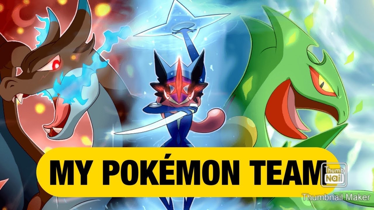 My Pokémon Team (First Video) - YouTube