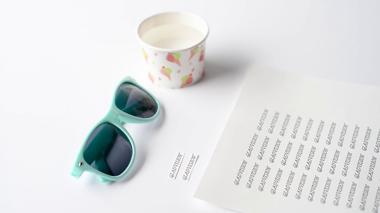 Put your name on sunglasses with just 1 printer - YouTube