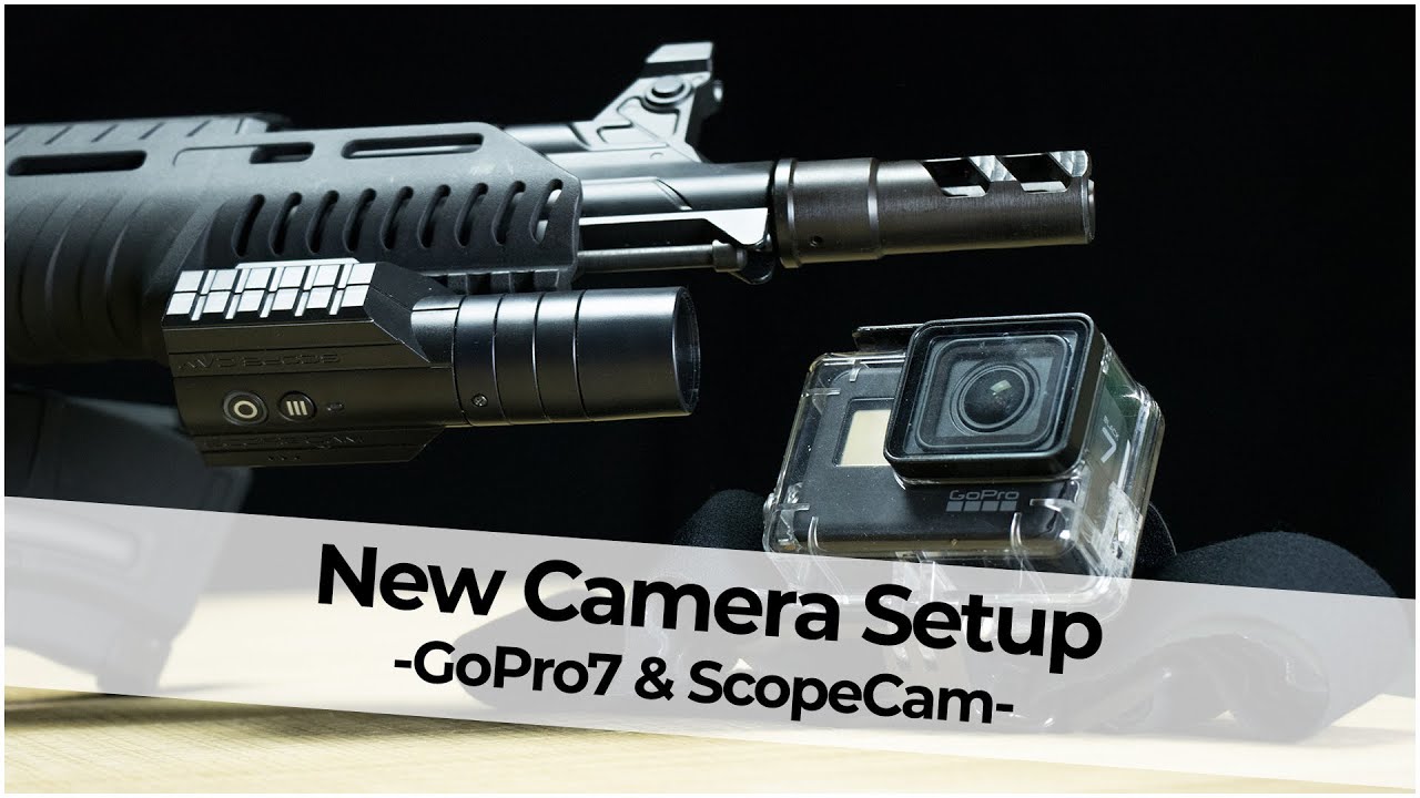NEW Camera setup for AIRSOFT - GoPro 7 & 40mm ScopeCam - YouTube